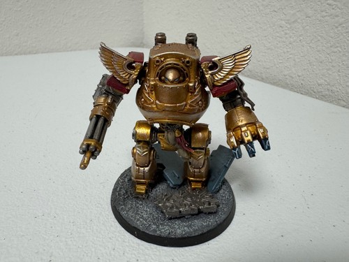 Warhammer 40K Adeptus Custodes Contemptor Dreadnought painted 7/10 good ...
