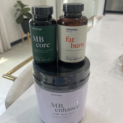 LifeVantage MB Enhance Vanilla Mix-In Supplement, New Bottle Of MB Core ...