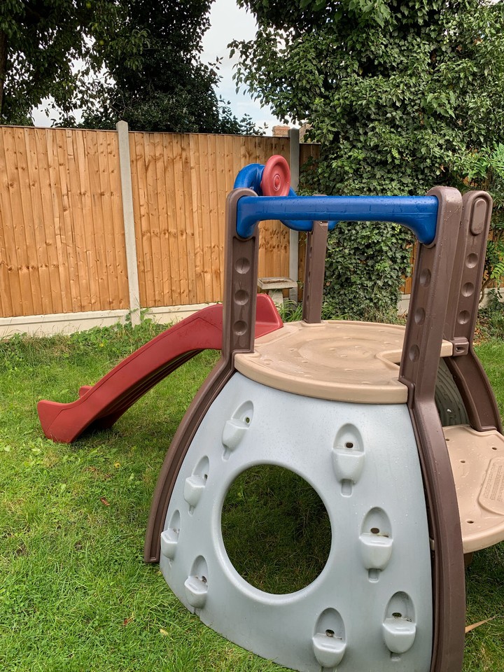 Little Tikes Double Decker Super Slide and climbing frame outdoor kids ...