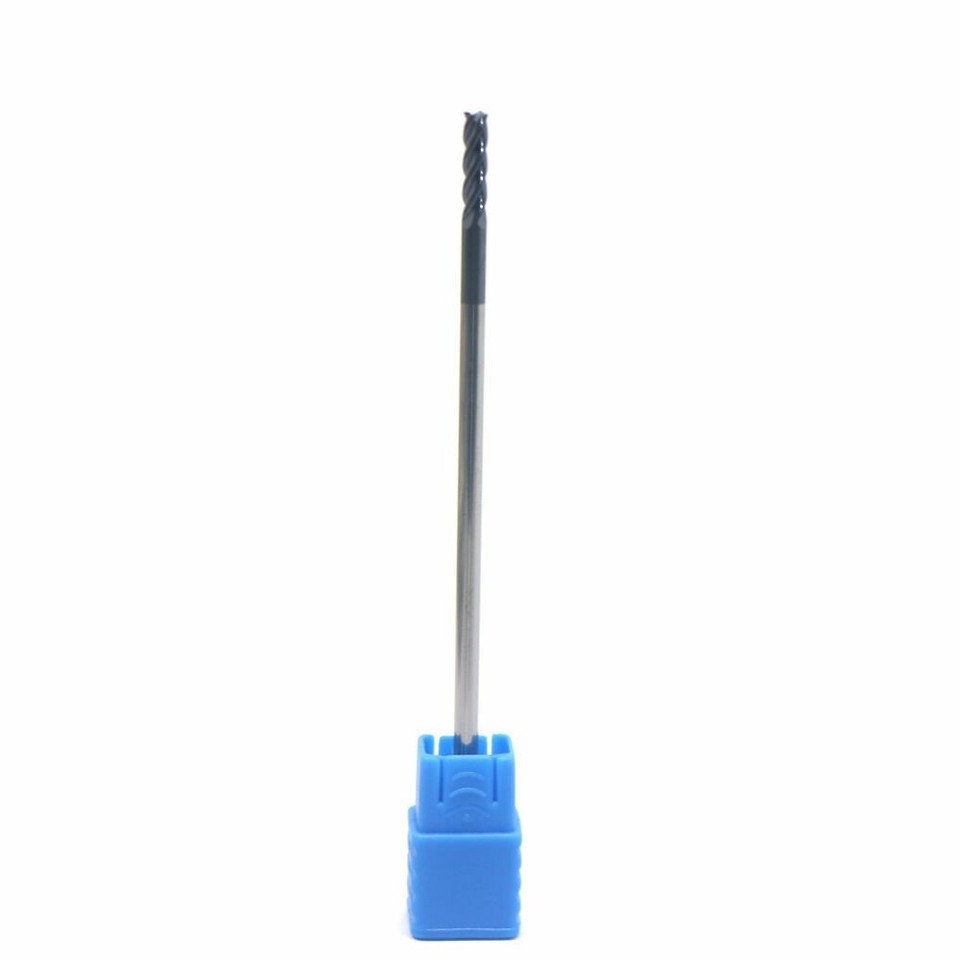 3MM extra long shank 100mm tungsten carbide end mill CNC milling cutter ...