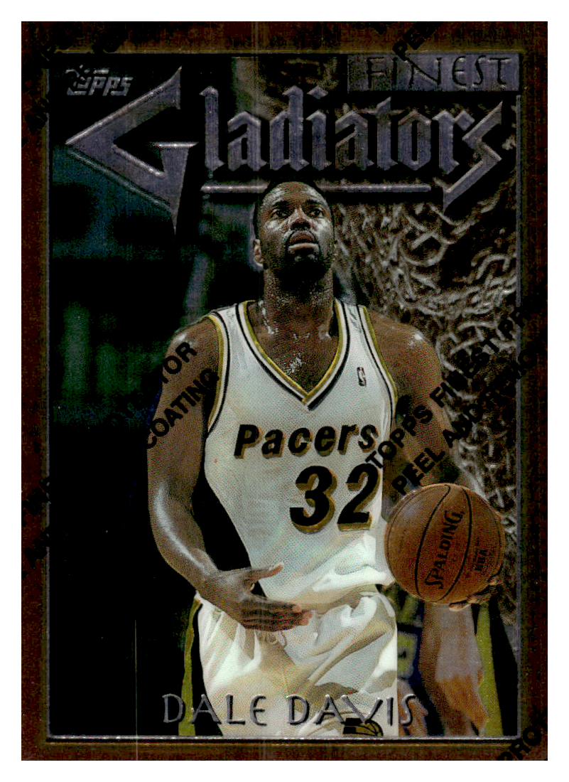 1996-97 Finest #26 Dale Davis PACERS | eBay