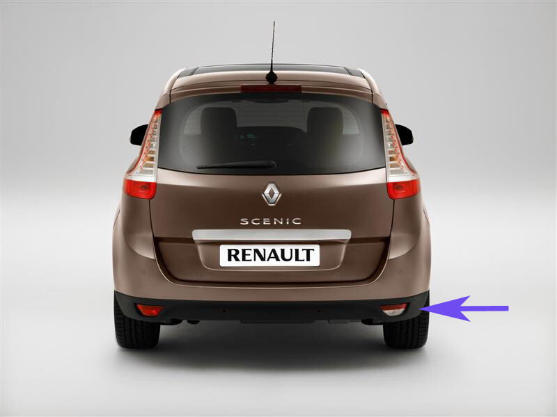 Fits RENAULT SCENIC GRAND CAPTUR MEGANE Reverse Light Lamp Reflector ...