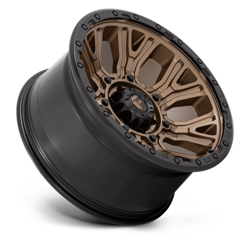 Fuel D826 Traction Matte Bronze With Black Ring 1-Piece Rim: 20x10 ...