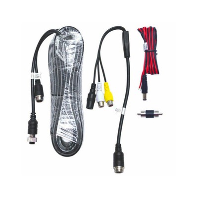 Uni rear view camera connection cable 15m 4-pole to RCA Video & Power ...