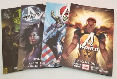 Lot of 4 Marvel AVENGERS Trade Paperbacks ~World~Undercover~ NEW TPB ...
