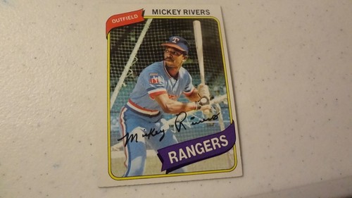 1980 TOPPS # 485 MICKEY RIVERS BASEBALL CARD | eBay