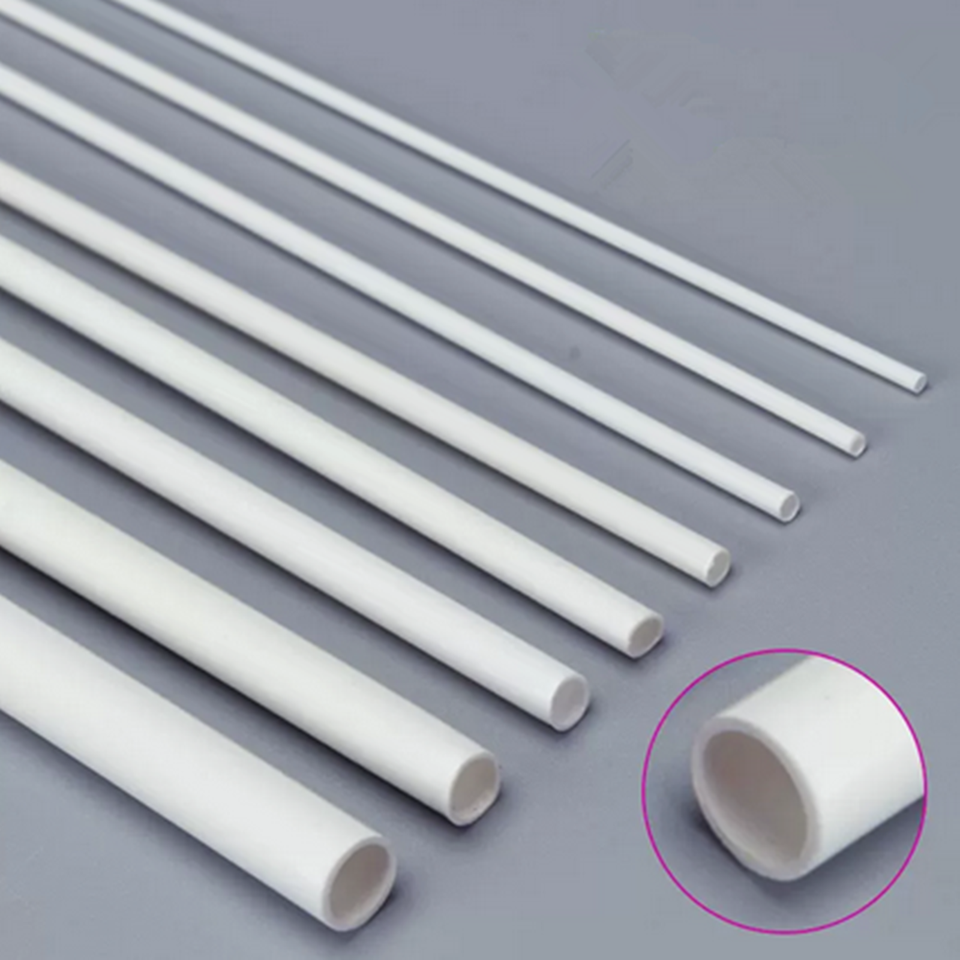 5PCS ABS Plastic Tube Styrene Round Strip Model Sand Table Architecture ...