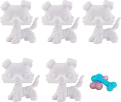 Custom lps lps Collie Bases 5pcs DIY lps White Molds for Design by ...