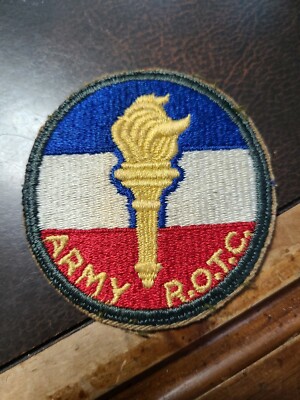 Vintage College University Army ROTC Patch | eBay