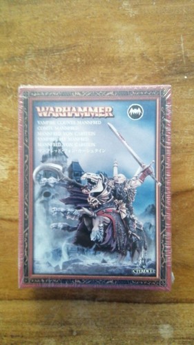 WARHAMMER FANTASY Vampire Counts Manfred von Carstein Mounted Metal OOP ...