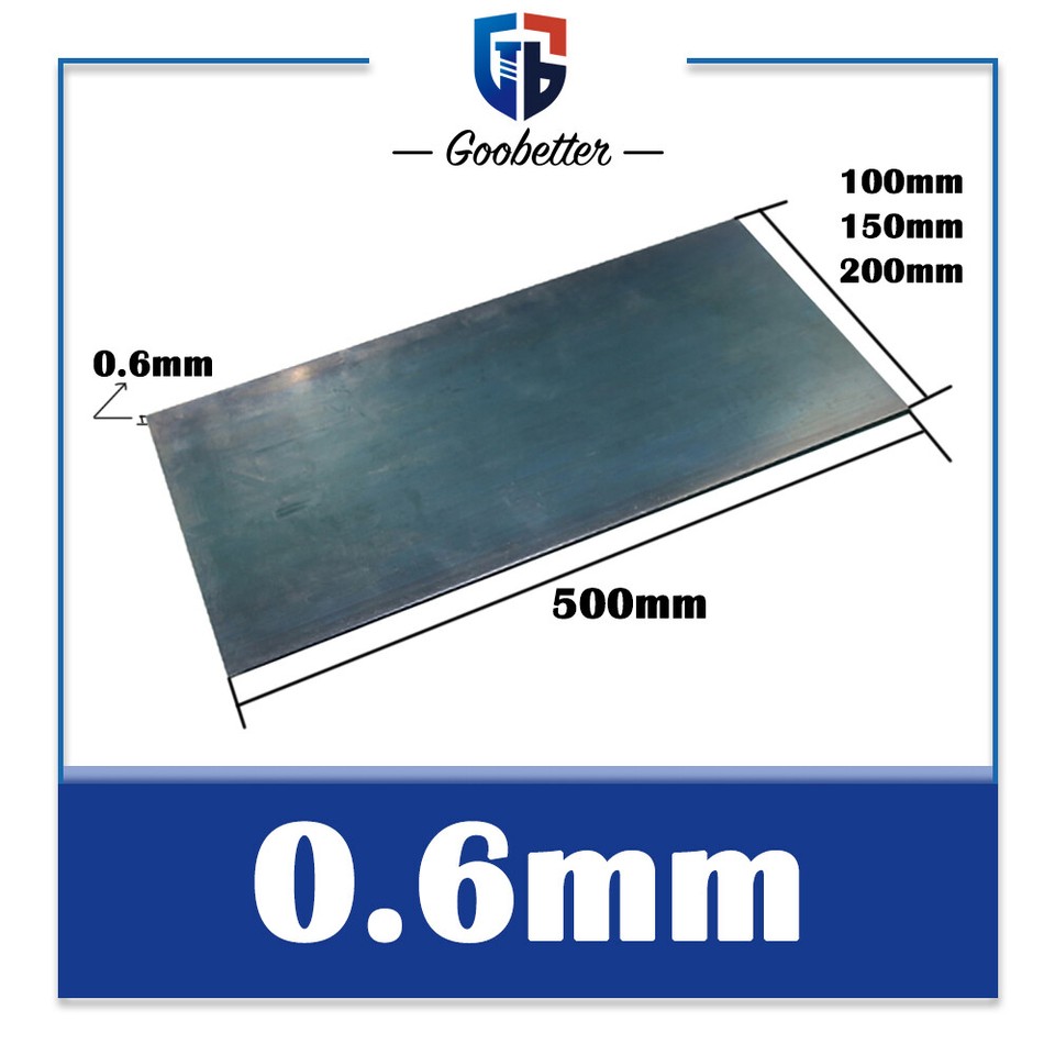 65Mn Spring Steel Strip 0.1~0.7mm Thick Shim Plate Sheet 100/125/150 ...