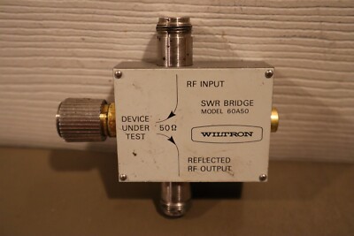 Wiltron SWR Bridge 60A50 5 MHz To 2 GHz APC7 7mm | eBay