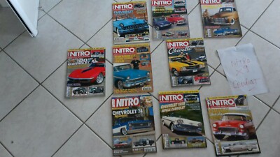 special CHEVROLET-lot 9 magazines NITRO-revue automobile/americaine ...