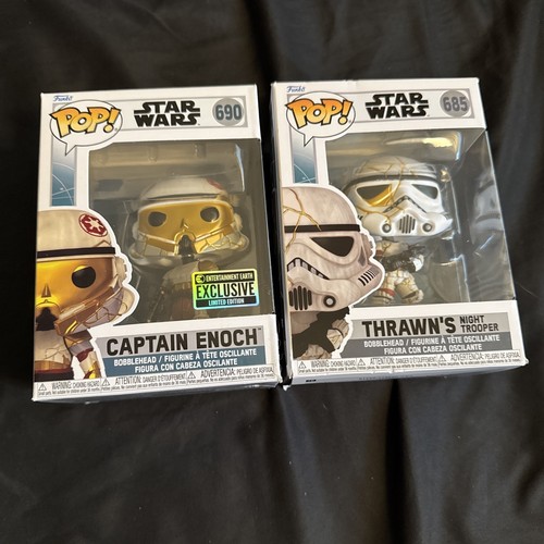 CAPTAIN ENOCH & THRAWN'S NIGHT TROOPERS Funko Pop! SET OF TWO | eBay