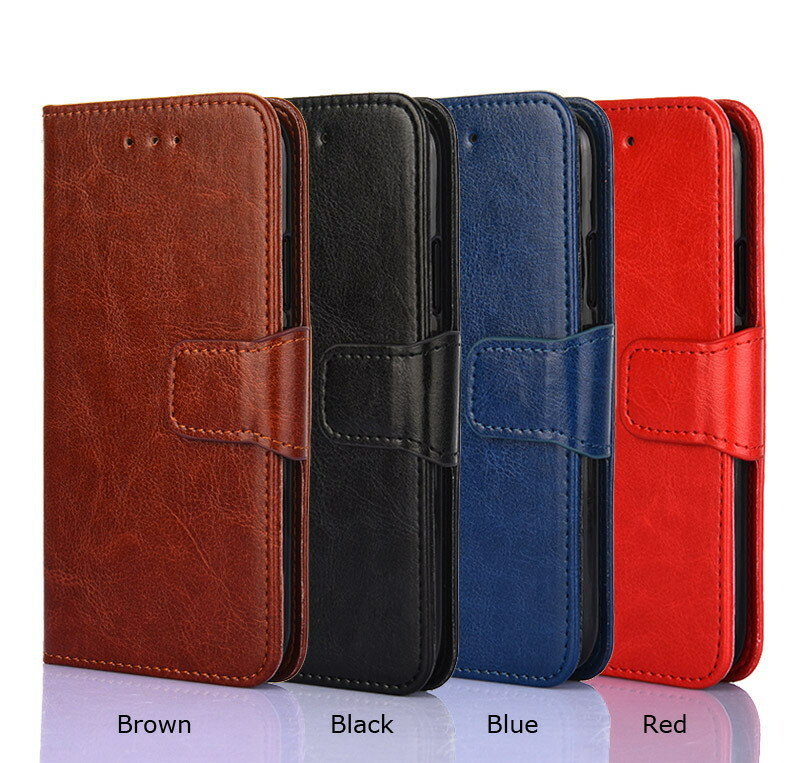 Genuine Leather Case Mobile Kickstand Phone Cover For TCL 20B 20R 20AX ...