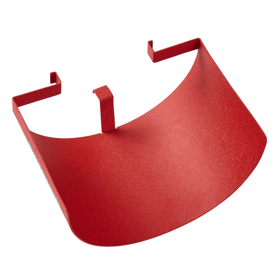 Stainless Steel Red Universal Cone Air Intake Filter Heat Shield Cover ...