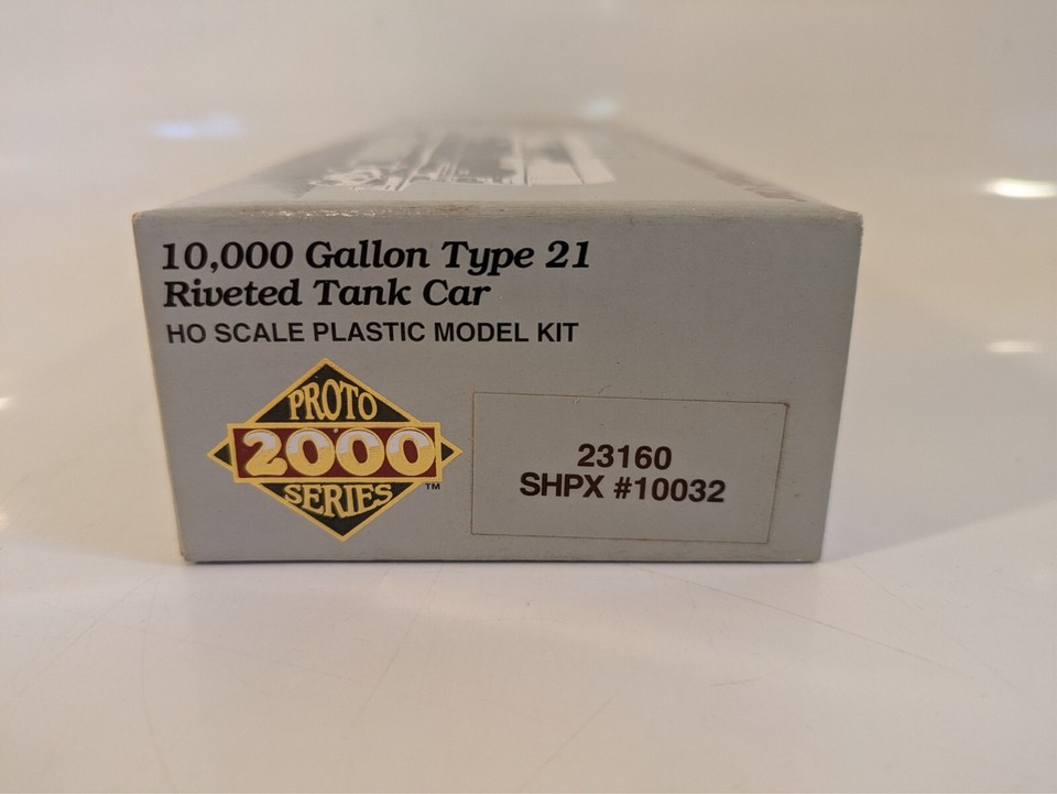 HO 10,000 Gallon Type 21 Riveted Tank Car SHPX Kit NIB NOS # 23160 | eBay