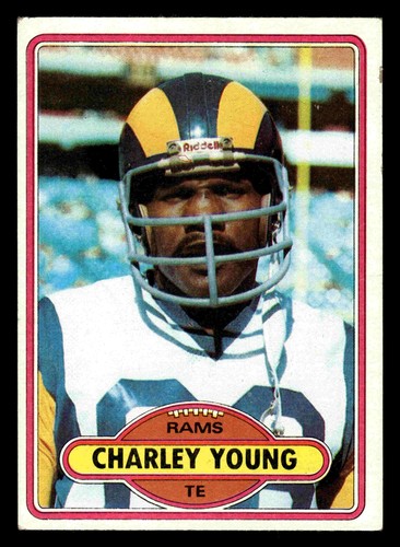 1980 Topps Charley Young #98 - Los Angeles Rams | eBay
