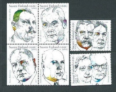Finnland - Post 2003 Yvert 1631/6 MNH Figuren | eBay.de