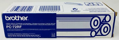 Brother Pc-72rf Ribbon Ttr Original 2 Rolls Fax T72/T74/T76/T782/T92 ...