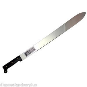 COLOMBIAN 20" MACHETE WITH CHROME KNIFE BLADE CAMPING HUNTING | eBay