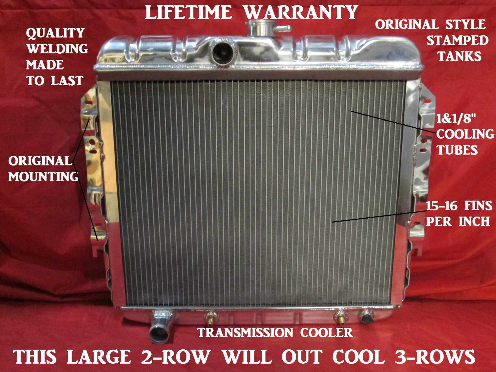 Radiator 1965 1966 1967 1968 1969 Barracuda Dart Valiant A-Body | eBay