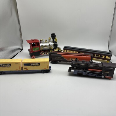 Lot of Assorted Miniature Toy Trains, FENFA Lights Up! & Rocky Mountain ...