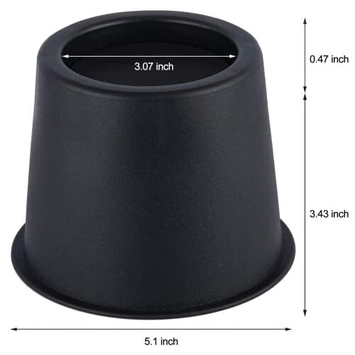 Round Bed Risers 4 inch Furniture Risers Table Chair Risers Lift up to ...