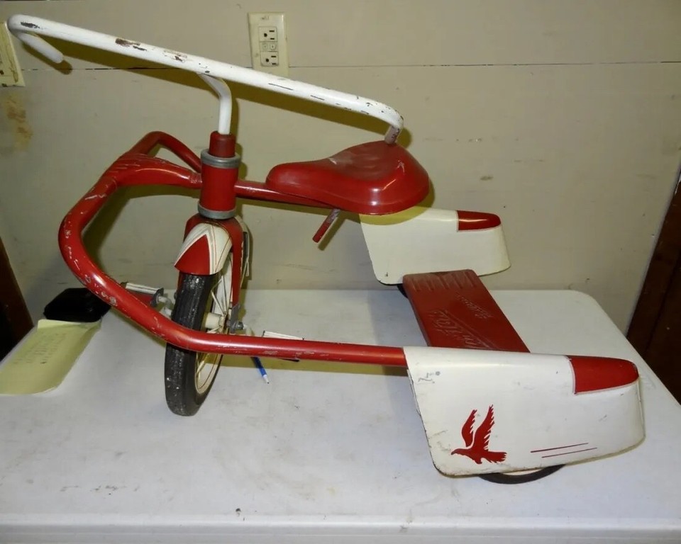 Garton Falcon tricycle trike bike rear fender decal pair | eBay