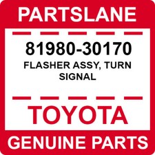 8198030170 Genuine Toyota Flasher ASSY Turn Signal 81980-30170 for sale ...