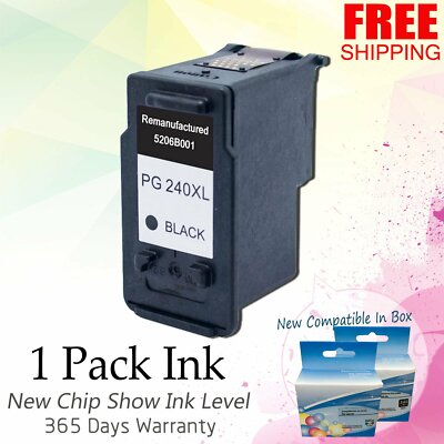 One PG-240XL Black Ink Cartridge For Canon PIXMA MX392 MX432 MX452 ...