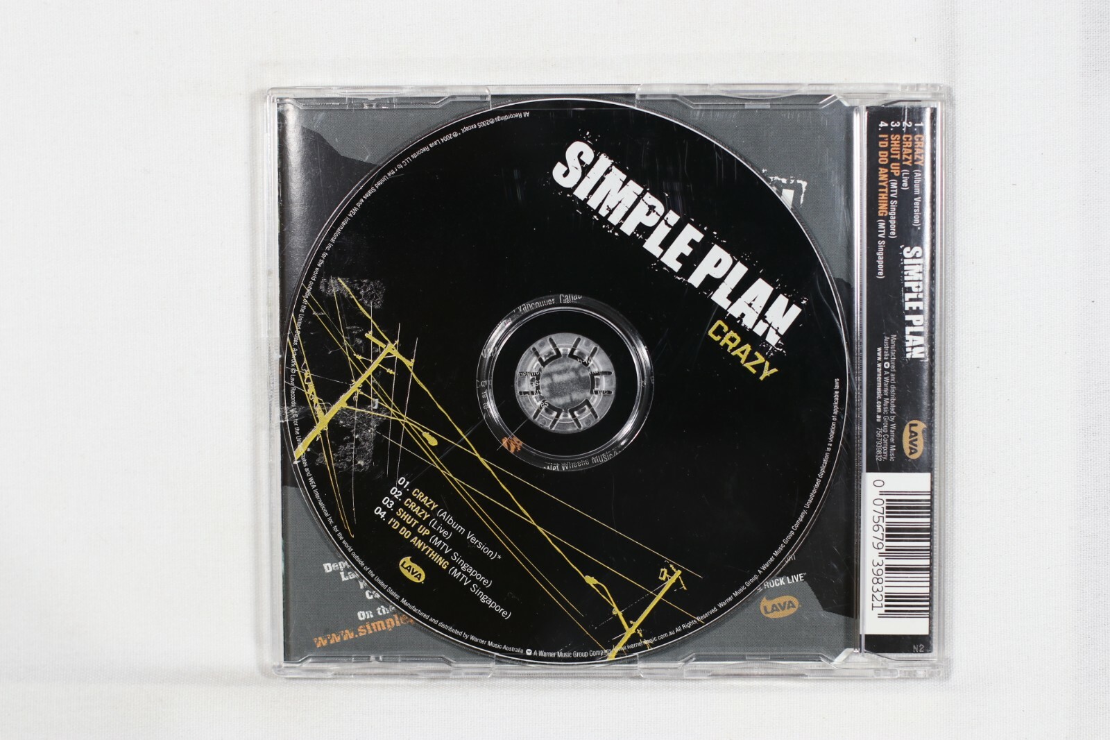 Simple Plan ‎– Crazy - Single - CD (C1458) | eBay