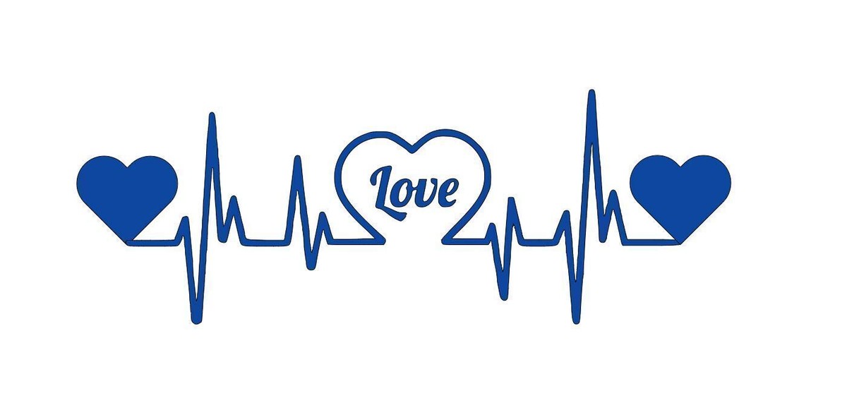 Heart Rate Line Heart Beat Colored Icon Vector Heartbeat Pulse