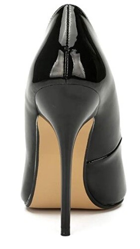 Hey Si Mey Black patent heel dress shoes. Size 41. Womens 9.5 or Mens 8 ...