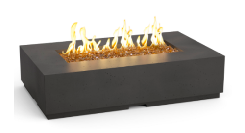 AFD Legend Rectangle Firetable, Black Lava, NG, 581-BA-11-M7NC | eBay