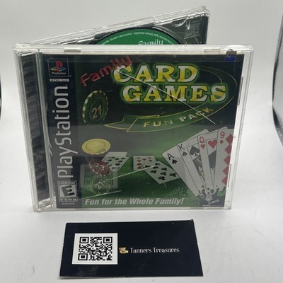 Family Card Games Fun Pack PS1 CIB W/ Manual - Tested - PlayStation ...