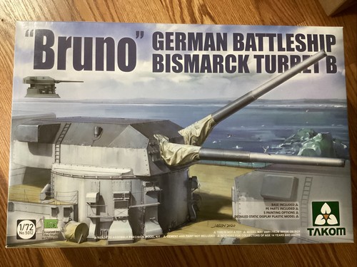 Takom 1/72 Bruno German WW2 Battleship Bismarck Turret B Model | eBay