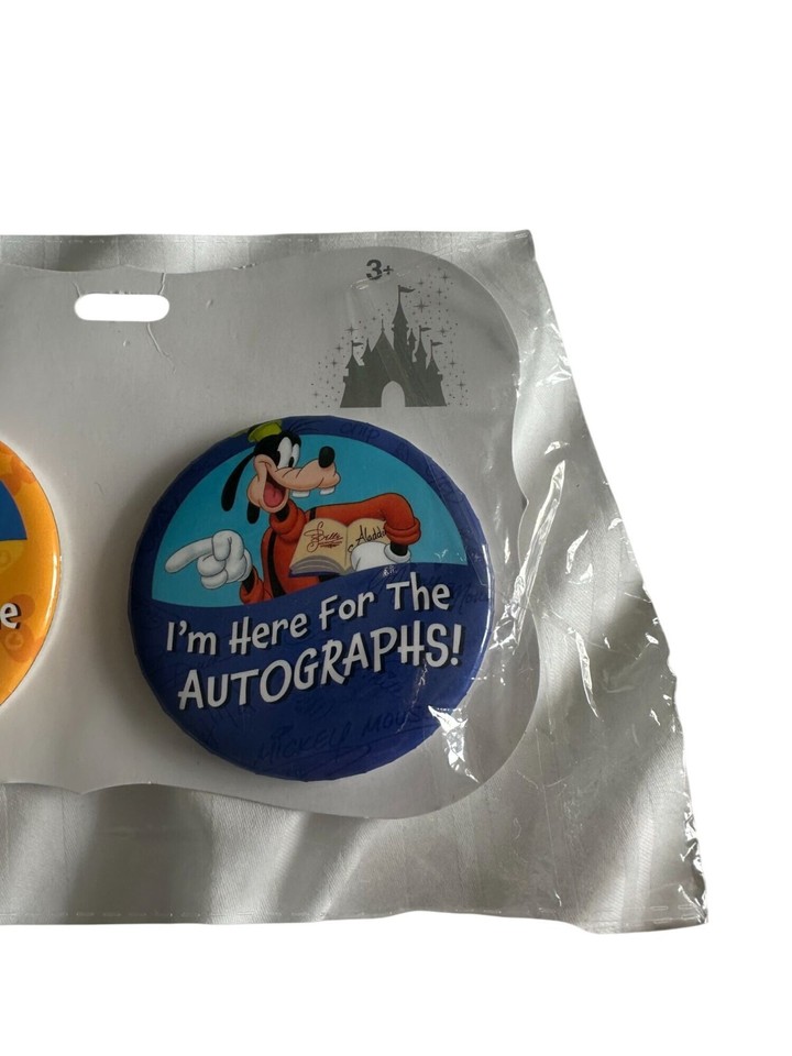 DISNEY Parks Goofy Large Two Piece Button Set NEW | eBay