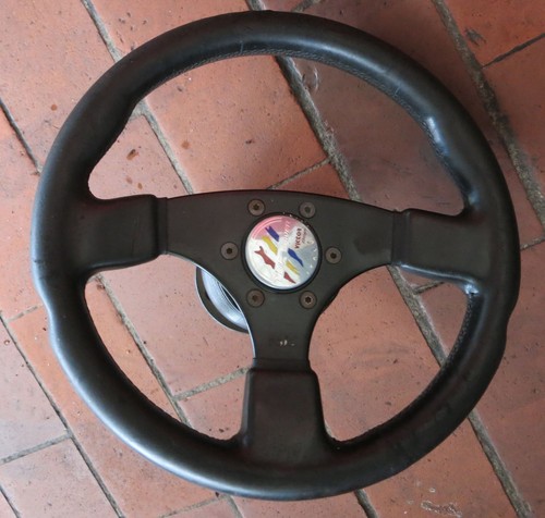 VW Golf 2 Toledo Sports Steering Wheel Raid HP 16 Victor 30cm KBA70172 ...