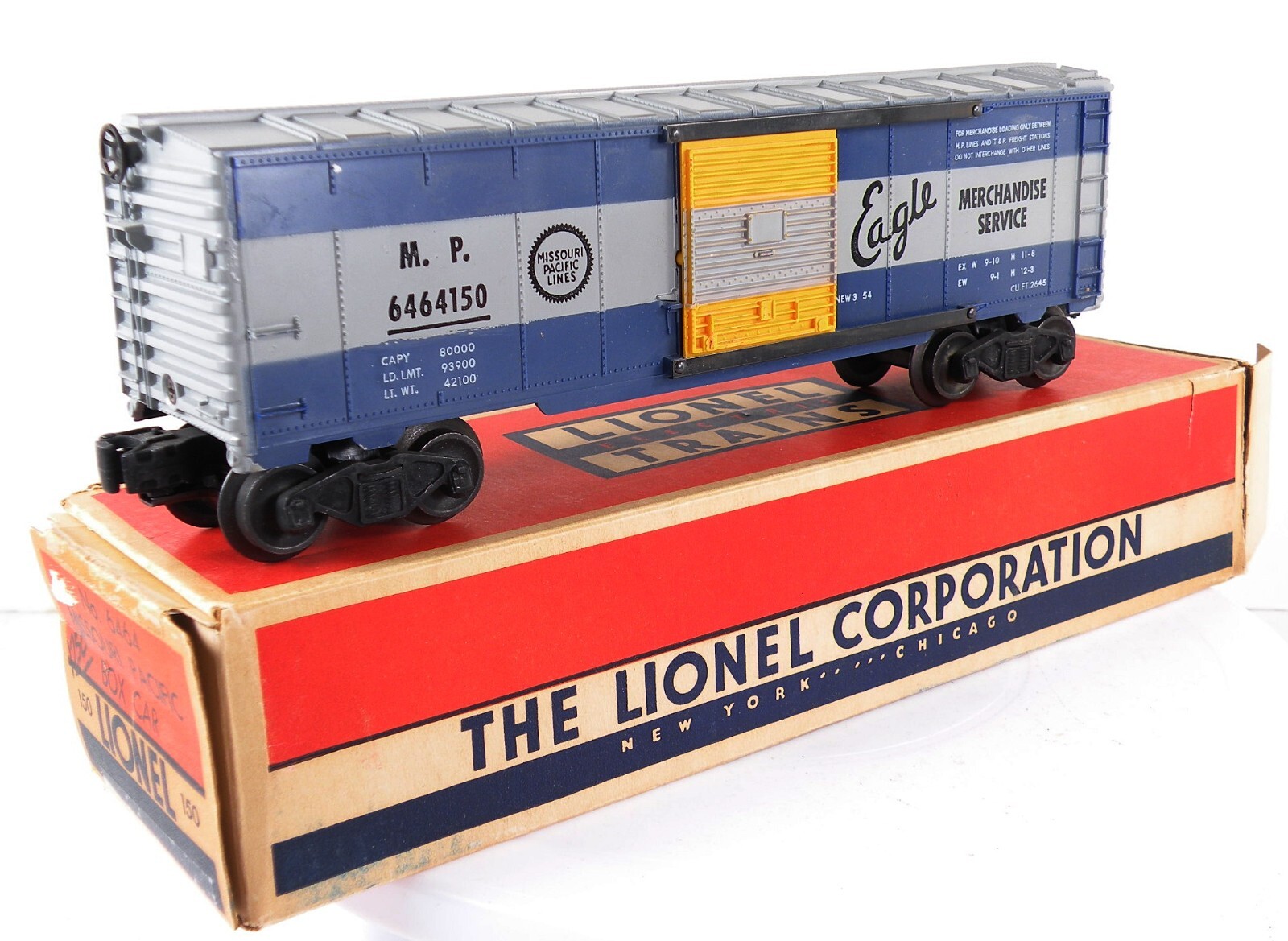 Lionel PW 6464-150 Missouri Pacific MP Boxcar w/Box /1/ | eBay