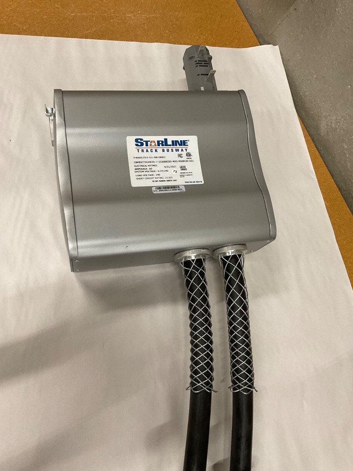 StarLine Busway Tap Box CBMDCT5GHE55-1’-(2)560C6S-4DG… 60A 415Y/240V T5 ...