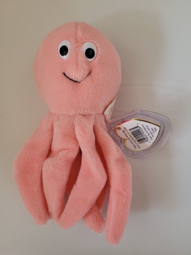 Ty Beanie Baby pink Inky the octopus 1994 new with tags | eBay