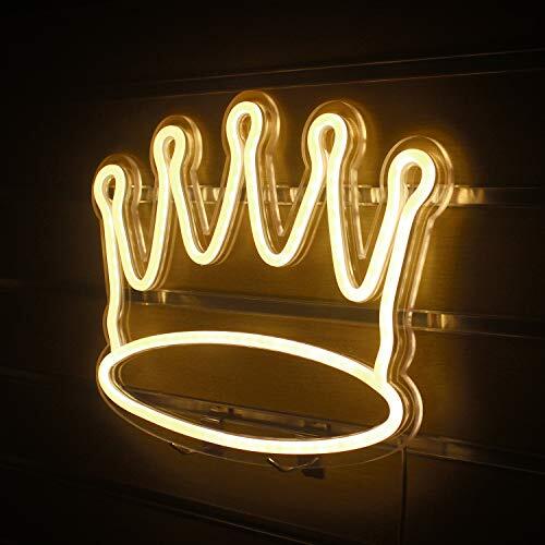 Crown Neon Signs Led Crown Neon Light Large Wall Hanging Lights Art ...