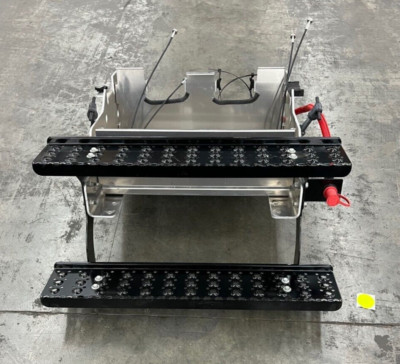 NAVISTAR BATTERY BOX TRAY & STEP ASSY TRAY ID 24" X 14-1/2" DEPTH 8-1/8 ...