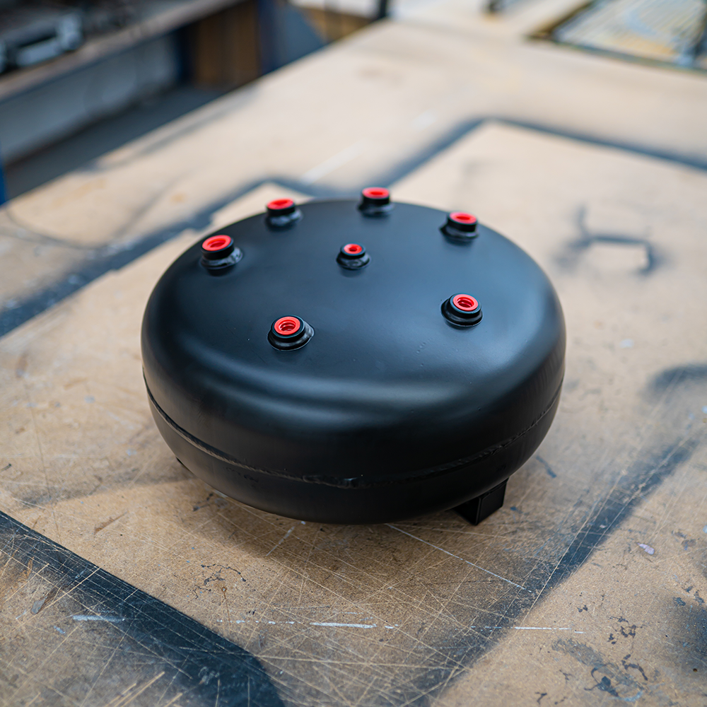 Pancake Tank 4 Gallon Black Tank By CompressAir | eBay UK