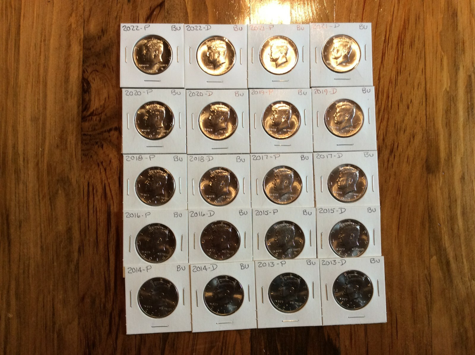 2013 2014 2015 2016 - 2019 2020 2021 2022 2023 P D KENNEDY HALFS (22 ...