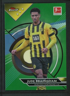 2023 JUDE BELLINGHAM 96/99 TOPPS FINEST BUNDESLIGA GREEN | eBay
