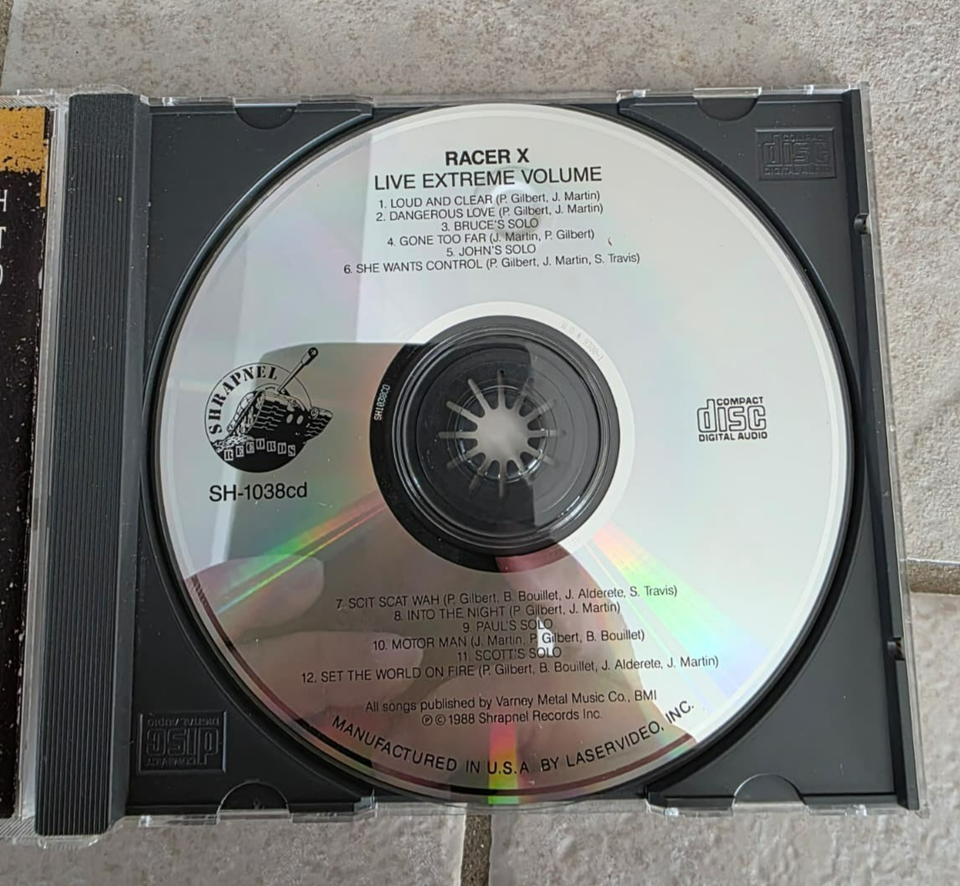 Racer X - Extreme Volume Live CD - Heavy Metal Shred Guitar Paul ...