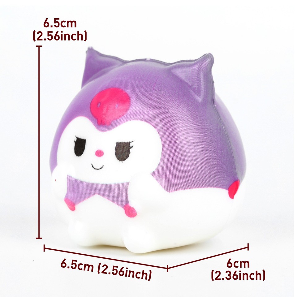 NEW SLOW REBOUND STICKY STRESS RELIES TOY Pudding Dog RED WHITE PINK ...