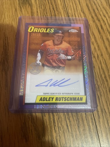 2025 Topps Series 1 Adley Rutschman Silver Pack Chrome Gold Refractor ...